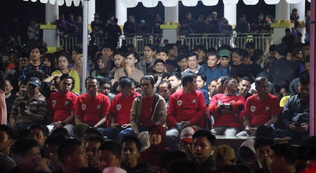 Ribuan Pendukung Nobar Semi Final AFC U23 Indonesia vs Uzbekistan di ...